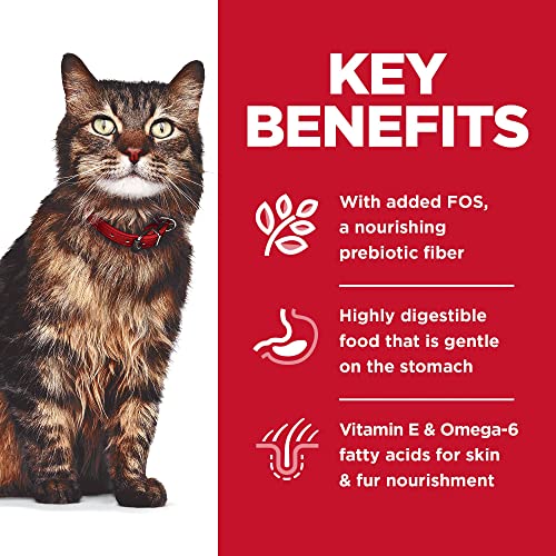 Hill's Science Diet Adult Sensitive Stomach & Skin Wet Cat Food Pouches, Chicken & Beef, 2.8 oz (Pack of 24)