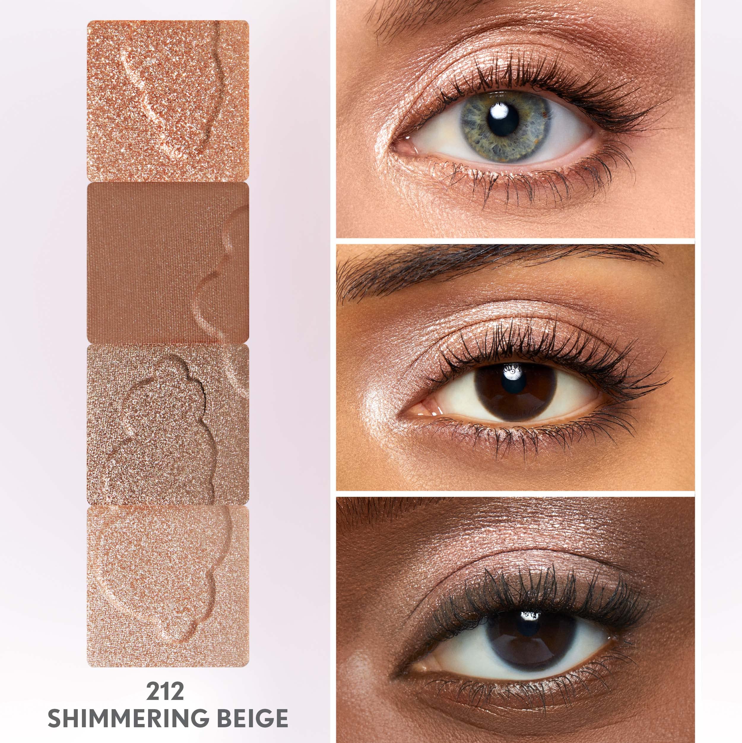 COVERGIRL Clean Fresh Clean Color Eyeshadow β Eyeshadow, Eyeshadow Palette, Shimmer Eyeshadow, Vegan Formula - Shimmering Beige, 4g (0.14 oz)