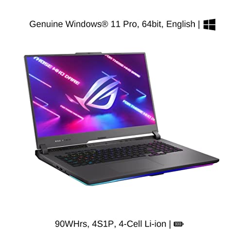 HIDevolution [2023] ASUS ROG Strix G17 G713PI 17.3" WQHD 240Hz, 2.5 GHz Ryzen 9 7945HX, RTX 4070, 64 GB DDR5 RAM, 2 TB PCIe SSD, Windows 11 Pro