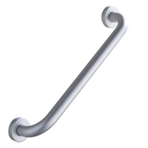 NEWCES Grab Bars,Bathroom Safety Handrail Anti-Slip Wall Mount Space Aluminum Shower Bars Towel Rack Fit Bathtub Bathroom Kitchen Stairway Use (Color : White, Size : 40cm)