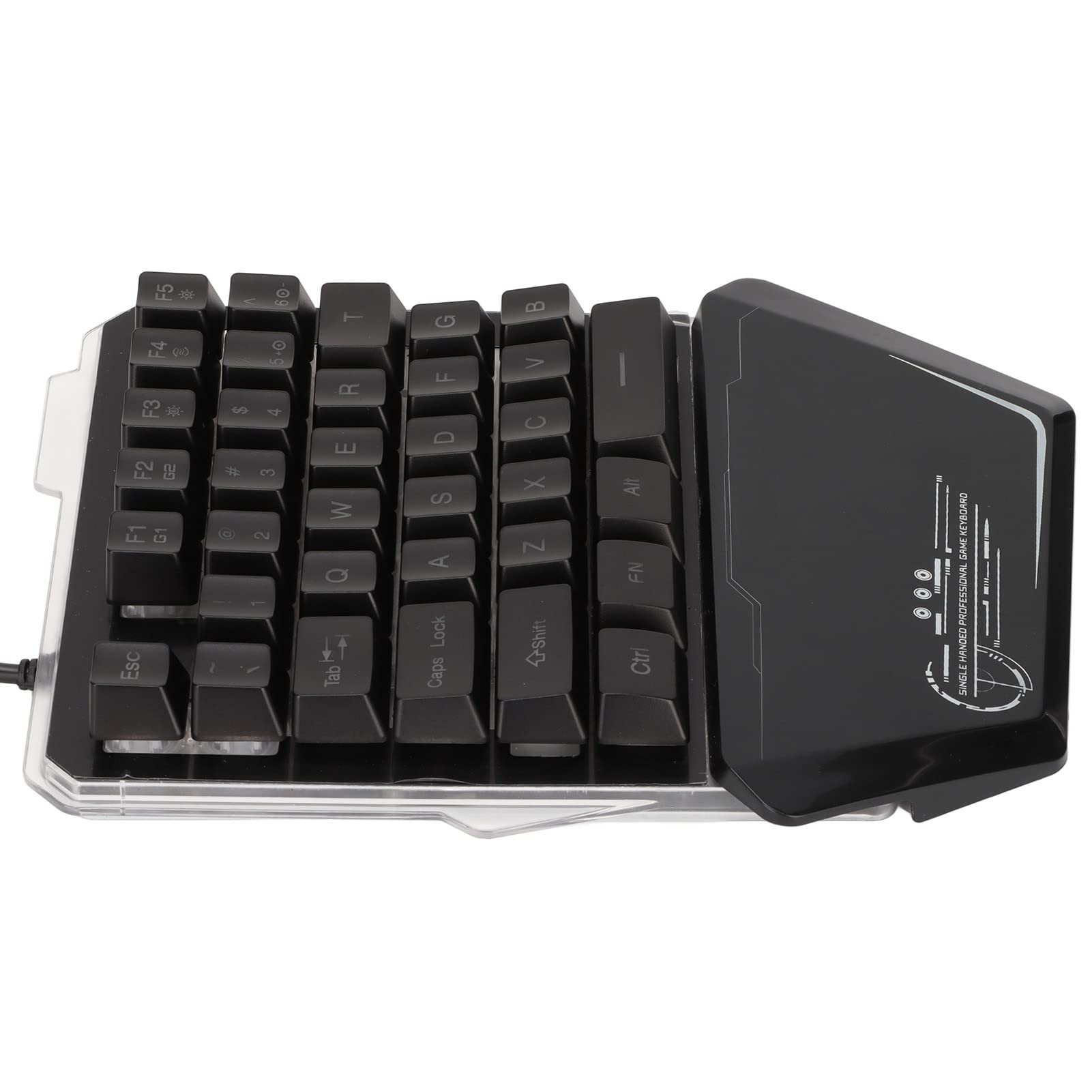 Shanbor One Handed Keyboard, Portable Small Gaming Keyboard for Home for Office