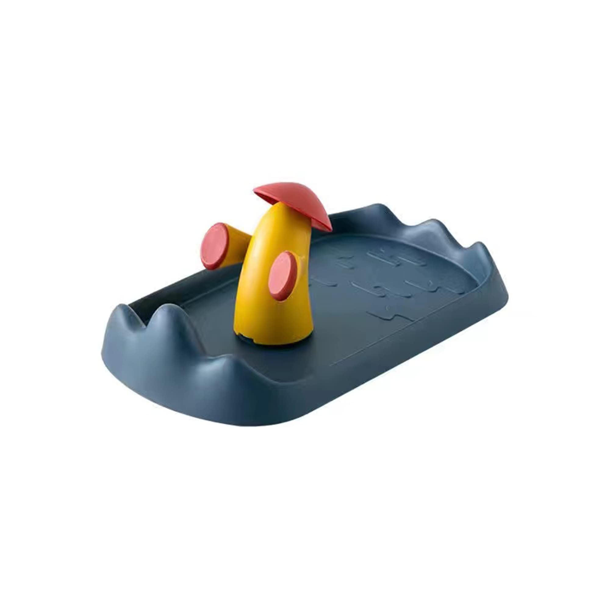 Flilail Spoon Rest,Mushroom Knight Creative Spoon Rest With Lid Holder,Minimalist Pots And Pans Organizer,High-Quality Resin Spoon Rest For Stove Top,Pot Lid Organizer, Interesting Kitchen Gadgets (B)