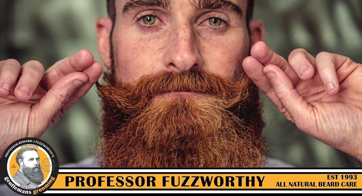 Professor Fuzzworthy's Charcoal Shampoo Bar & Conditioner Bar Grooming Kit for Men - 100% Natural Zero Waste Beard Care | Long Lasting Shampoo = 3 Liquid Shampoo Bottles