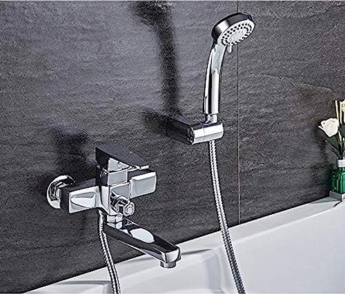 Kitchen Taps Classic Bathtub Faucet Bathing Shower Bathroom Wall Mounted Bath Faucet Set Mixer Hot And Cold Water Single Handle