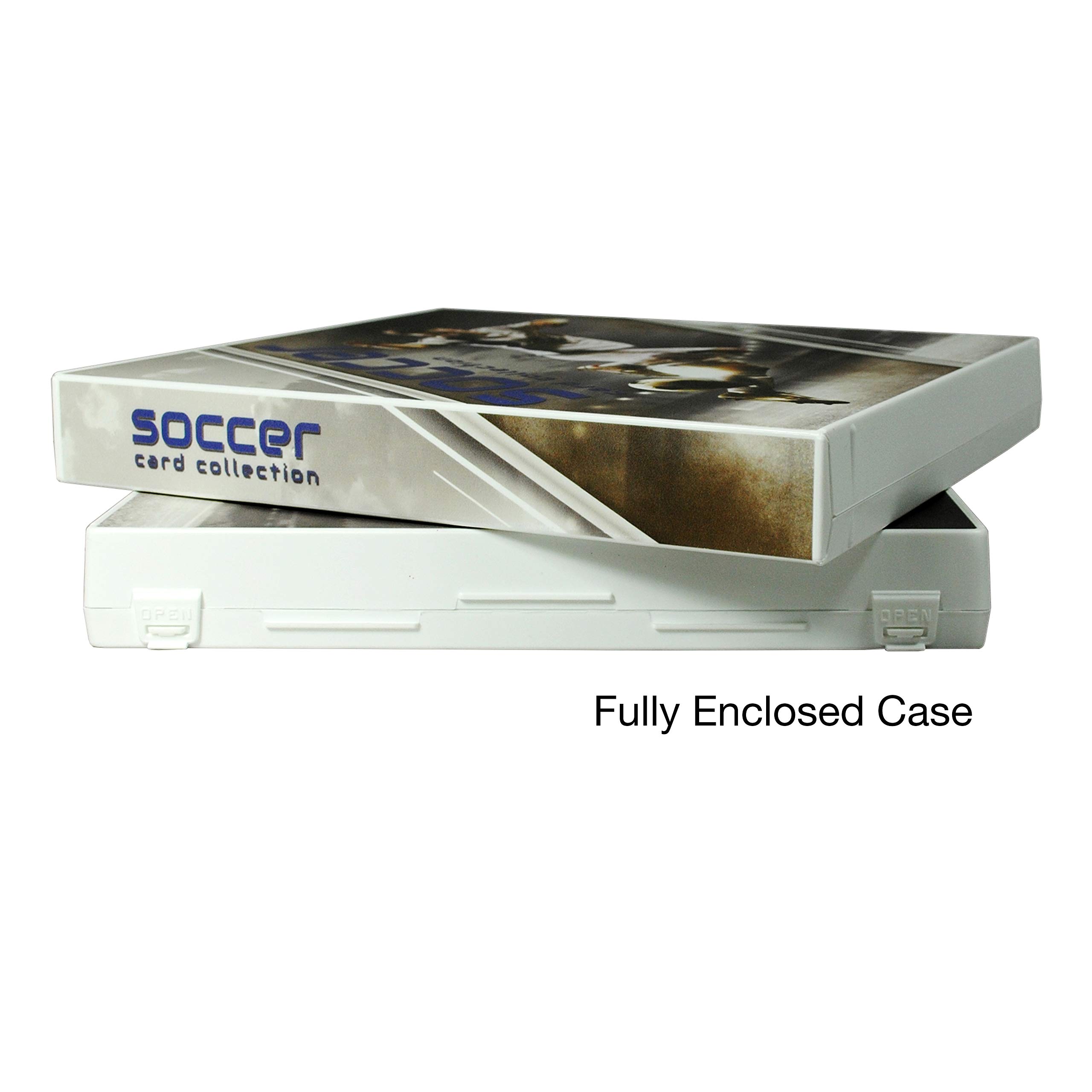 Soccer Card Binder For Trading Cards - Case Comes With 10 Platinum Series Trading Card Pages - Additional Pages Can Be Added - UniKeep Branded Binder is Fully Enclosed to Keep Cards Clean and Secure