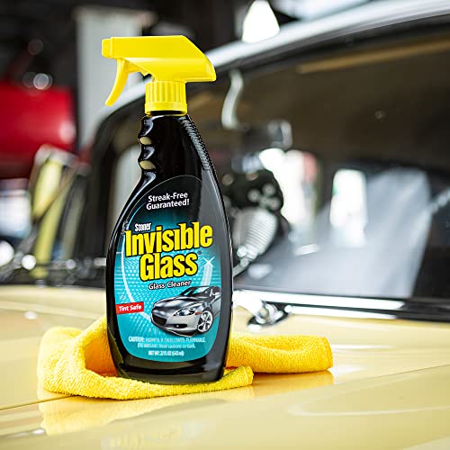 Invisible Glass 99017 Pro Glass Care 5-Piece Kit Includes Glass Stripper to Polish and Restore Automotive Glass, Premium Glass Cleaner, Ceramic Glass Cleaner and Two Microfibers