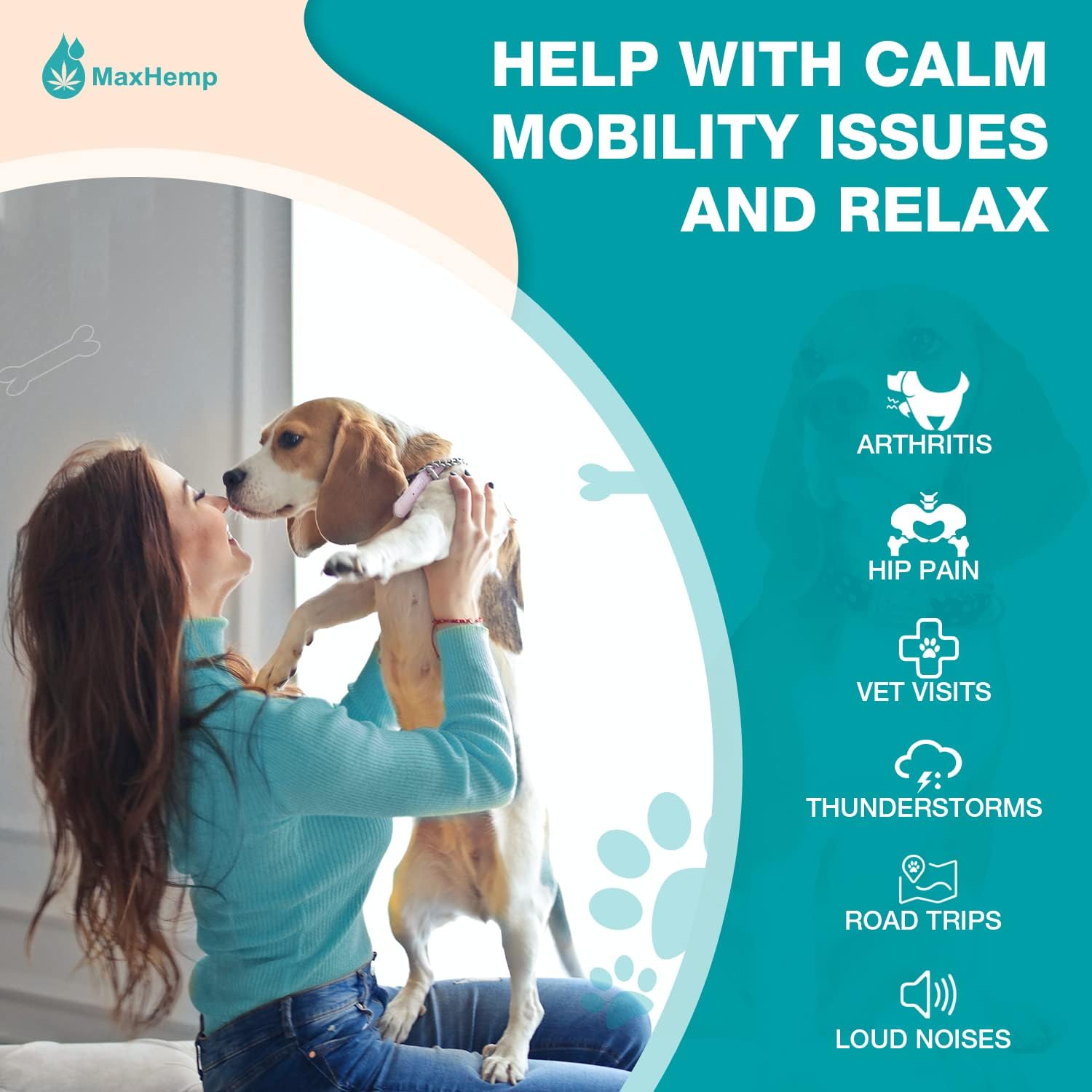 MaxHemp Dog Hip & Joint Care for Pet Oil-BOYIGENGXIN-54