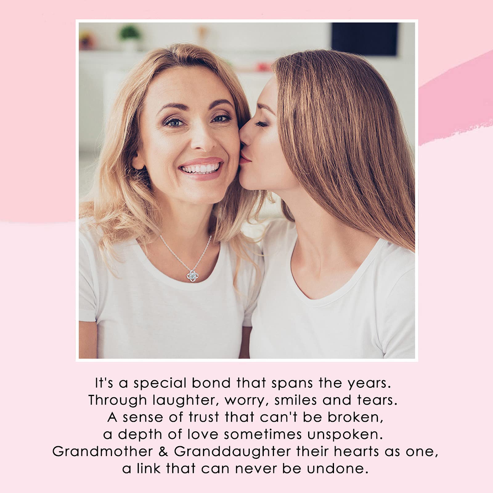 Grandma Granddaughter Necklace, Gifts for Grandma
