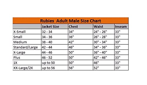 Rubie's mens Five Nights at Freddy's Foxy Adult Sized Costume, Multi, Standard US