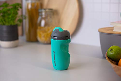 Tommee Tippee Insulated Sippee Cup, Water Bottle for Toddlers, Spill-Proof, BPA Free, 9oz, 12m+, Pack of 2, Green and Teal