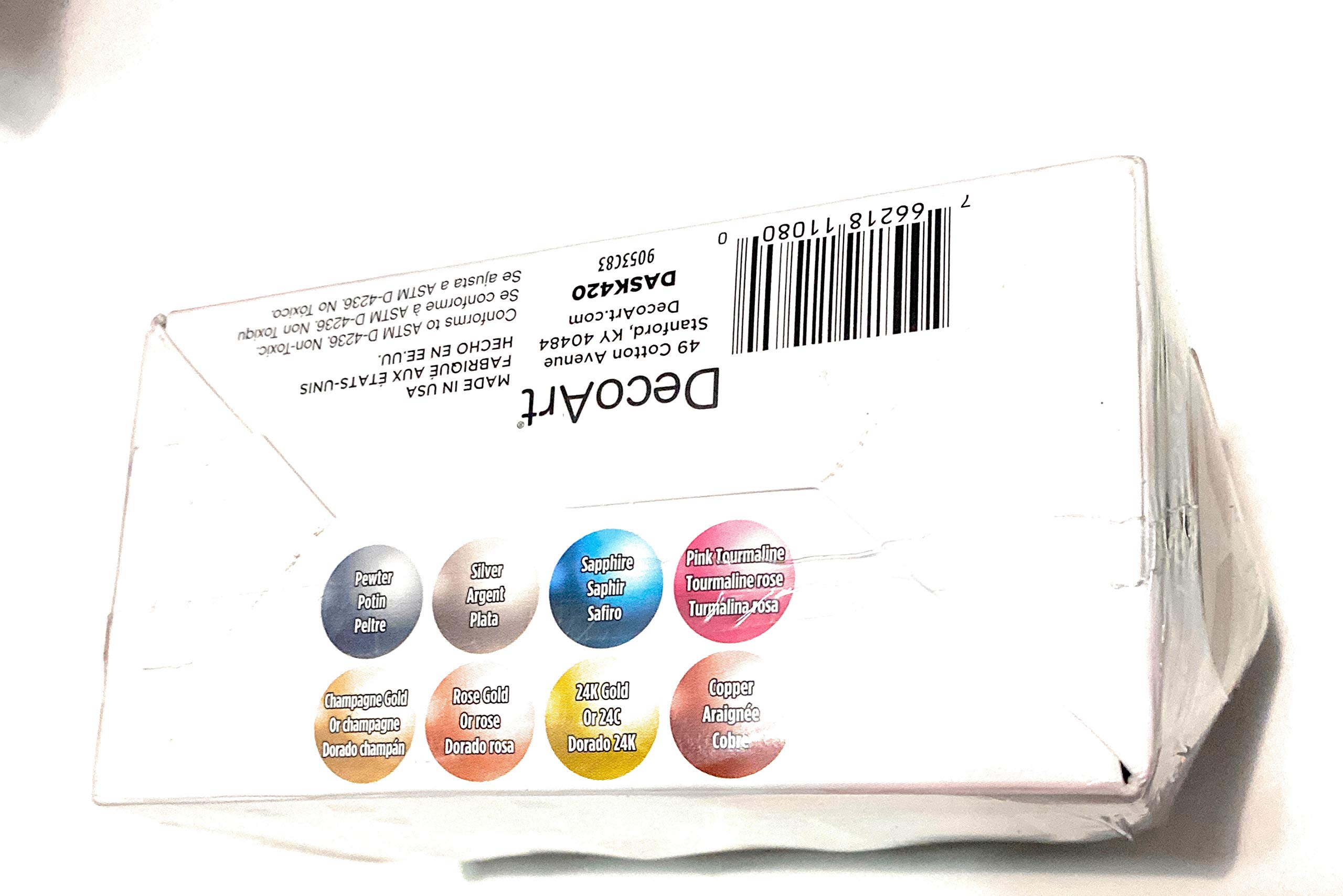 DecoArt Extreme Sheen Metallic Paint 8 Pack of Paints