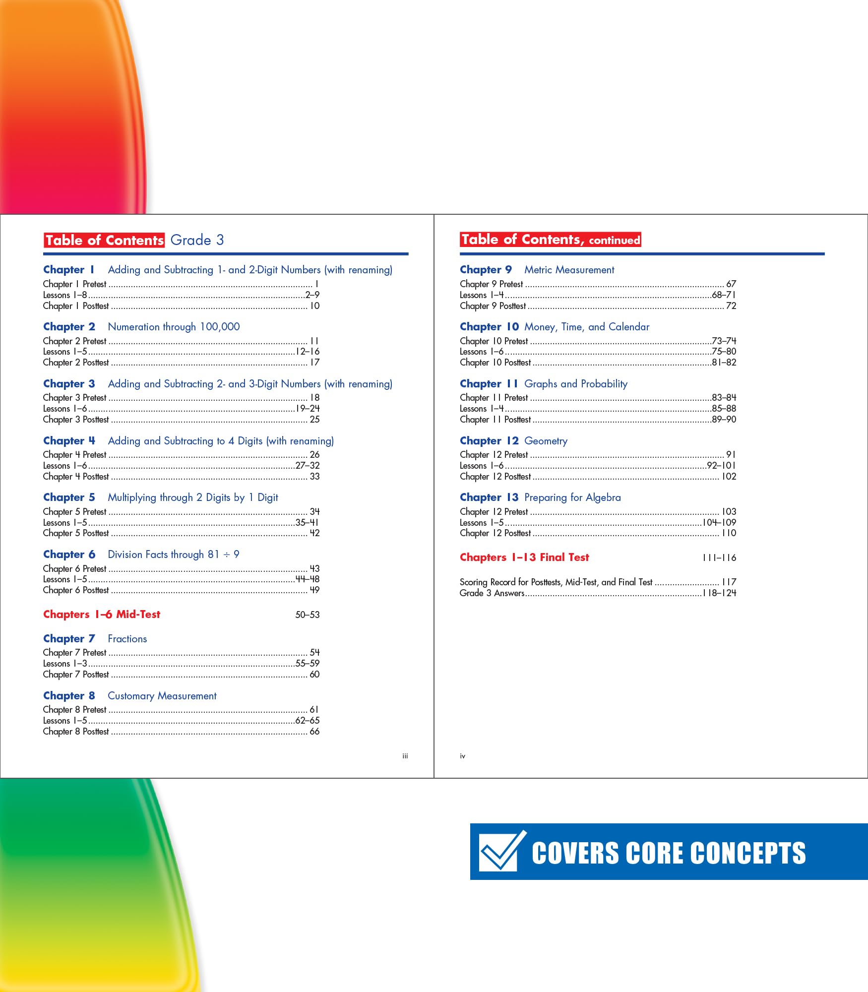 Spectrum Math Word Problems Grade 3 Workbook, Ages 8 to 9, 3rd Grade Math Word Problems, Fractions, Algebra Prep, Geometry, Multi-Step Word Problems, Money, and Time - 128 Pages