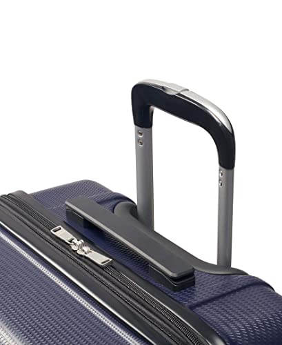 Tommy Hilfiger Lexington Upight Hard Suitcase, Navy, 21"