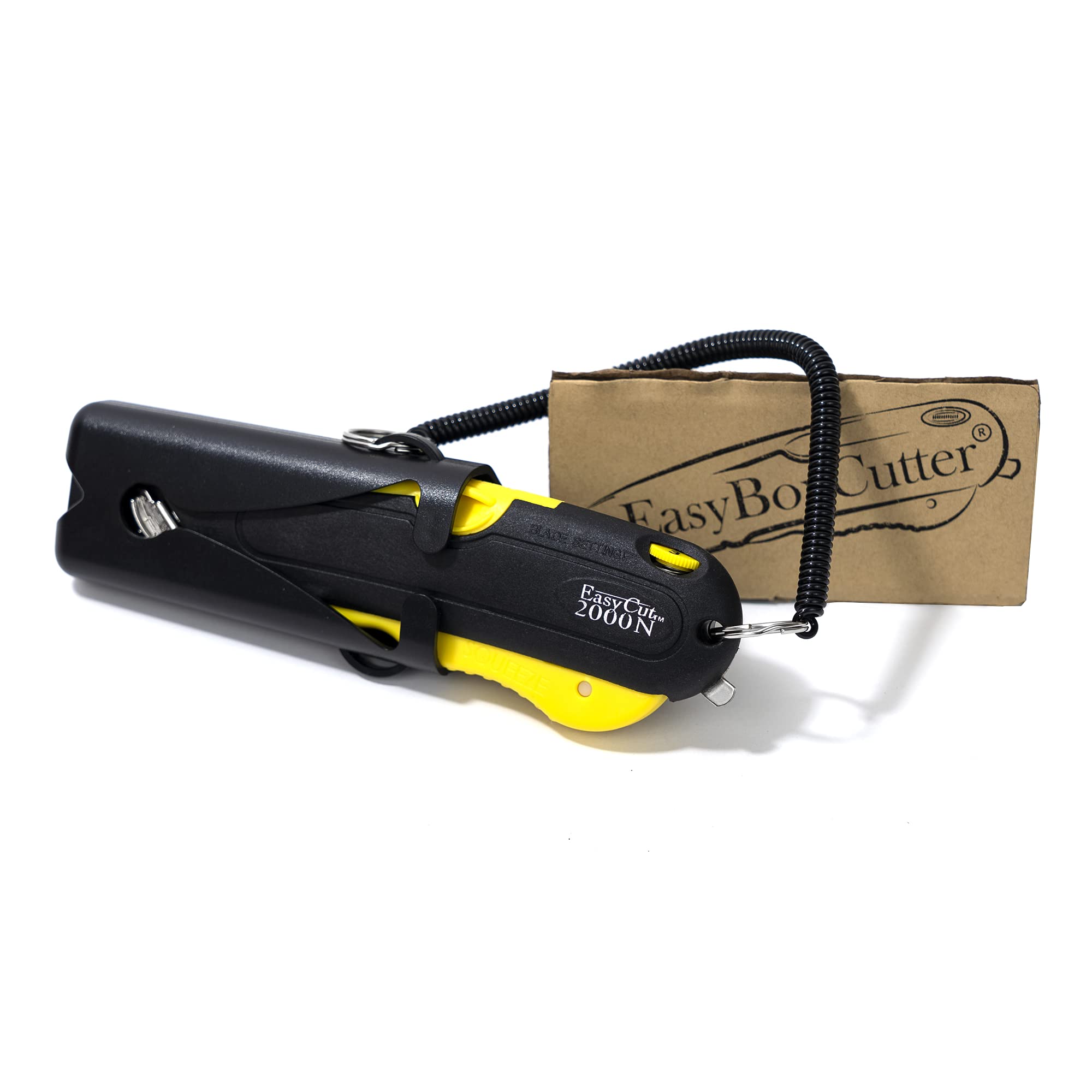 Modern Box Cutter for Home and School Use - High productivity and unique features with 100% guaranttee (2000 Series, Yellow)