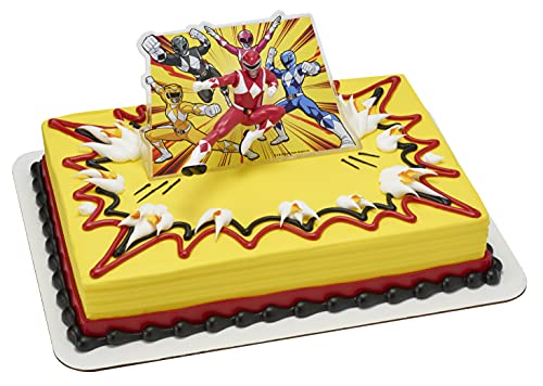 Decopac Power Rangers It's Morphin Time DecoSet Cake Decoration Topper, 3"