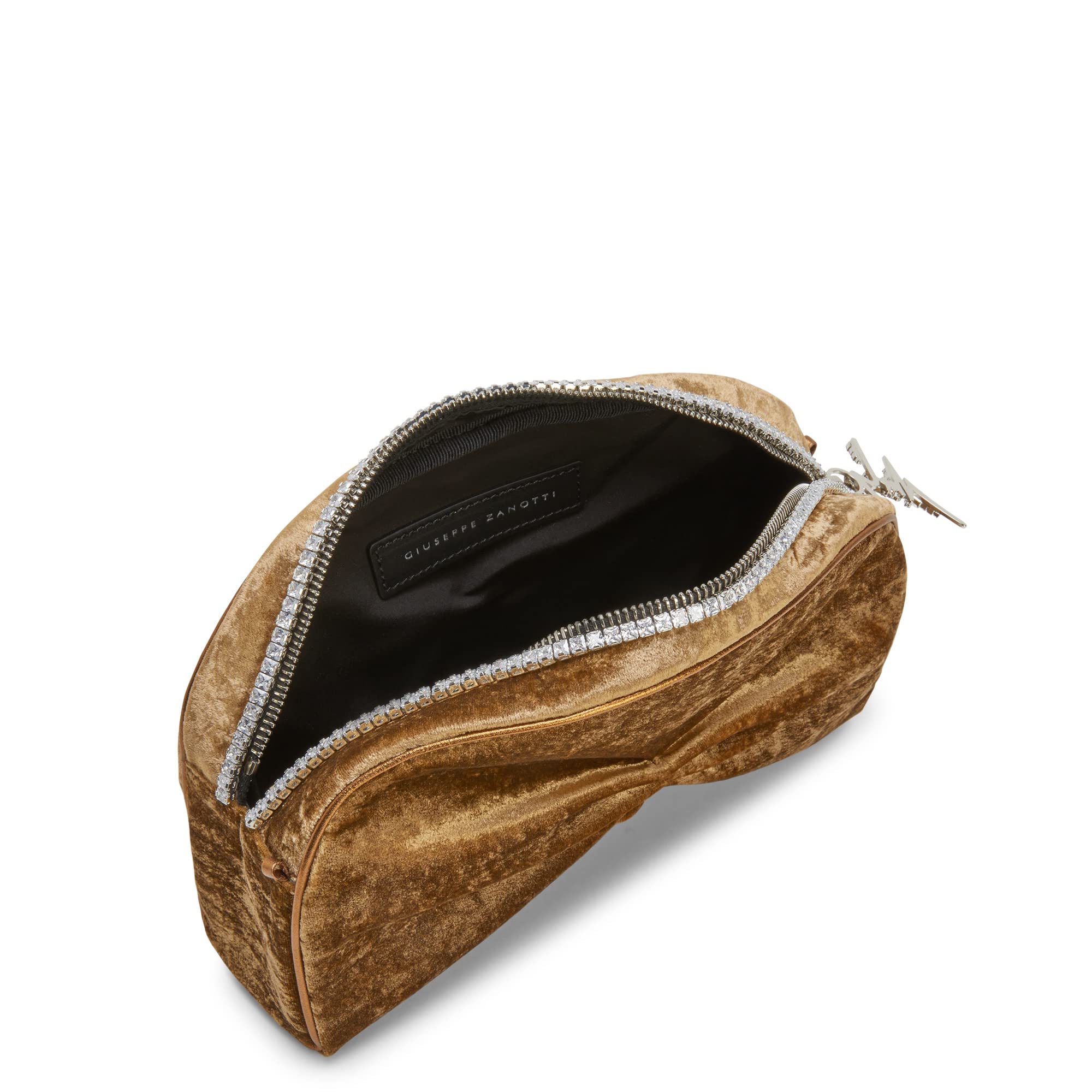 Giuseppe Zanotti, Agacia Clutch, One Size, Black