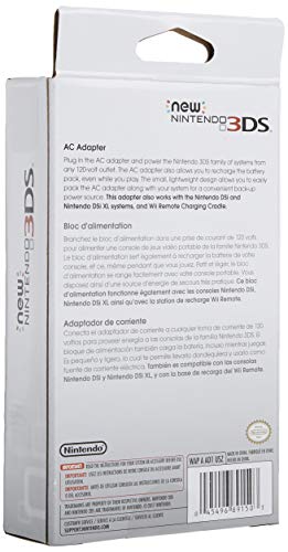Nintendo 3DS Compatible with 3DS / 3DS XL / 2DS AC Adapter