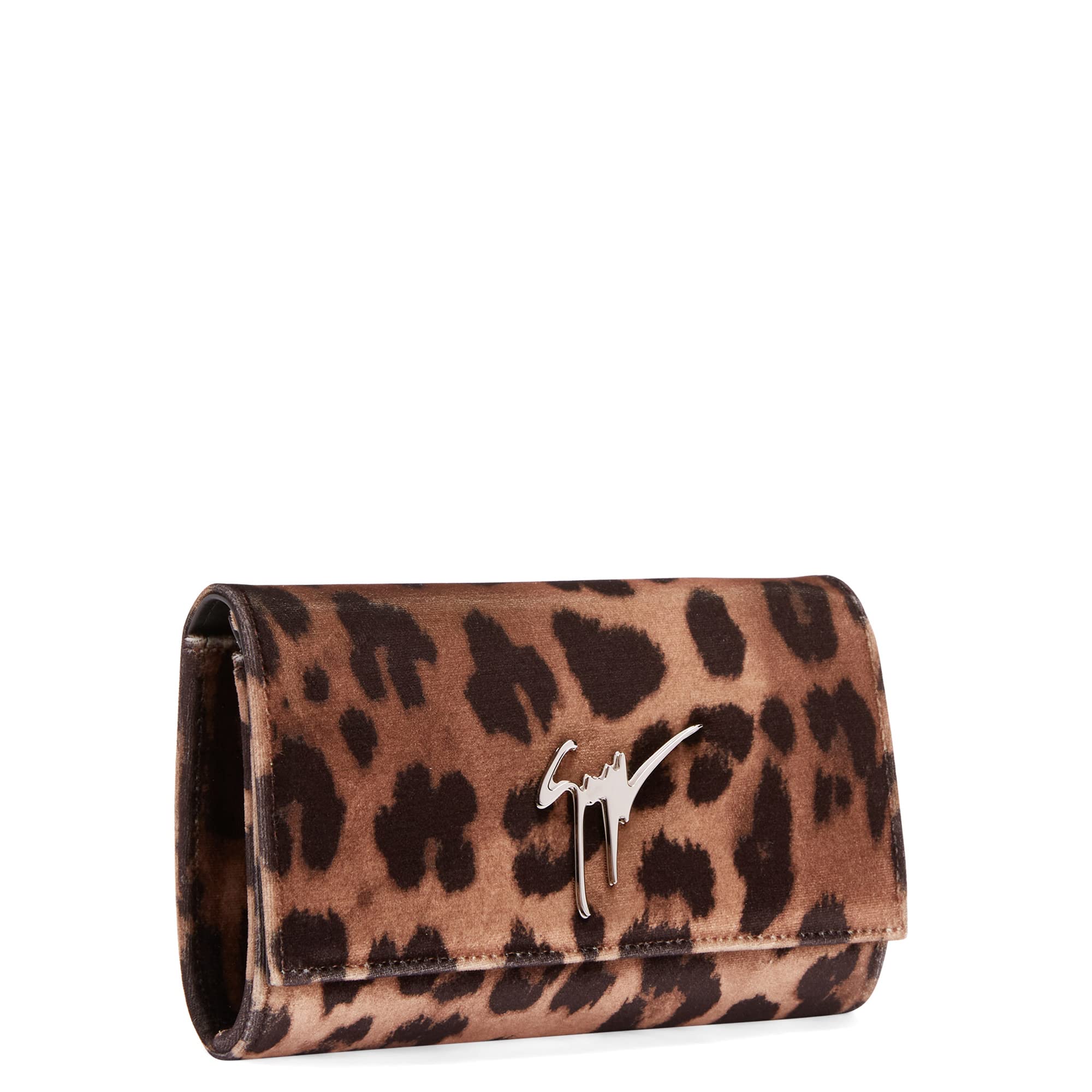 Giuseppe Zanotti, Cleopatra Velvet Shoulder Bag, One Size, Pink
