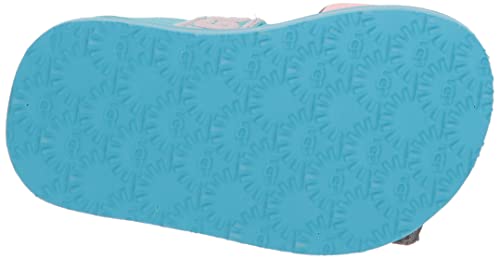 UGG K Zuma Sling Camopop Flat Sandal, Summer Sky, 3 US Unisex Little Kid