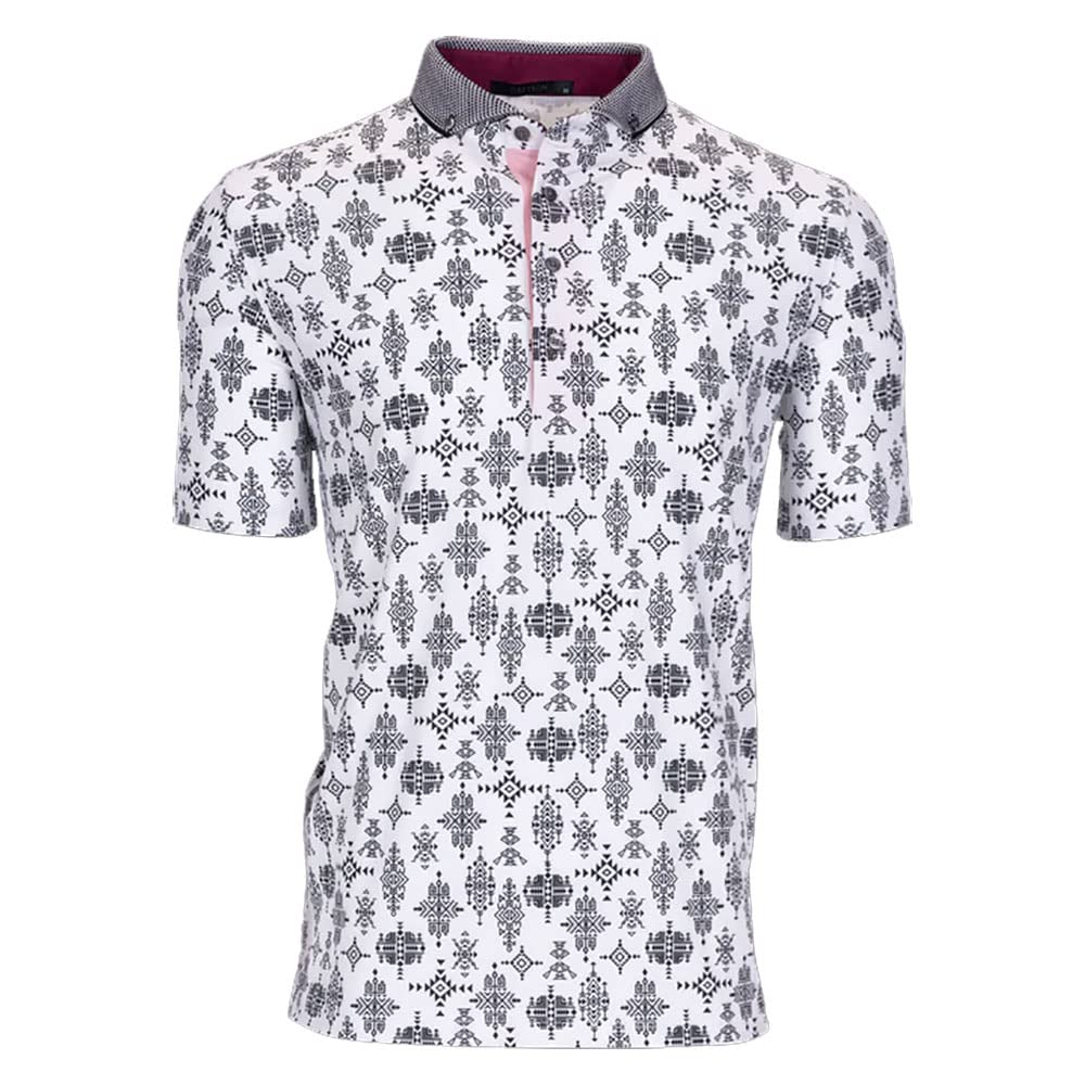 Greyson Spirit World Arctic Mens Golf Polo - Arctic 100 / XL