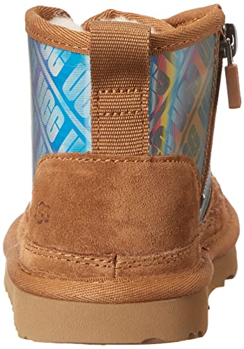 UGG Kids Neumel Chromatic Chukka Boot, Chestnut, 8 US Unisex Toddler