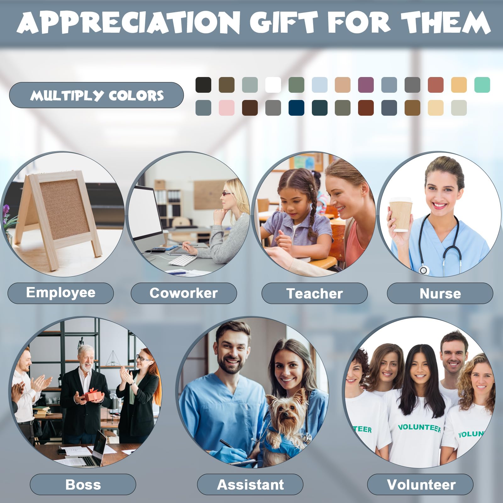 Estune 200 Pcs Teacher Appreciation Gift Thank You Keychain Bulk Silicone Coworker Inspirational Key Chains for Employee(Awesome)