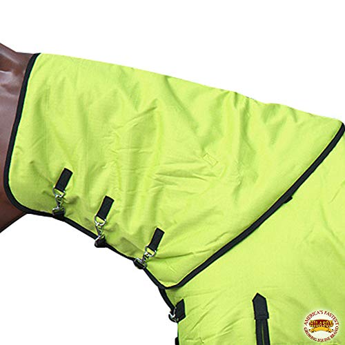 HILASON 1200D Winter Waterproof Poly Turnout Horse Hood Neck Cover - Large | Horse Blanket | Horse Blankets for Winter Waterproof | Horse Turnout Blanket | Horse Turnout