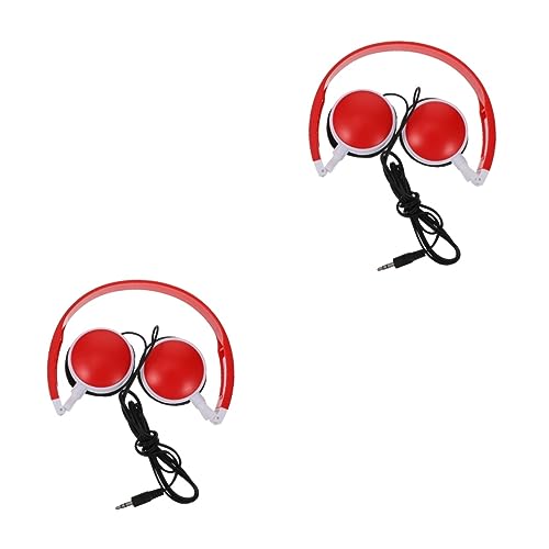 Mikikit Kids Headphones 2 pcs Headphones Computer Headset witeless Earbuds Headphones for Noise Cancelling Headphones Headphones Foldable Stereo Music Headset Noise Cancelling Earbuds