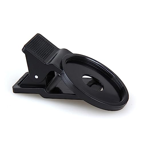 UKCOCO 37mm Clip 3pcs Phone Camera Lens Clip Universal Clip Lens Phone Lens Clip Wide Angle Lens for Cellphone Mobile Phone Macro Lens Wide-Angle Lens Cell Phone Caliber Black Telephone