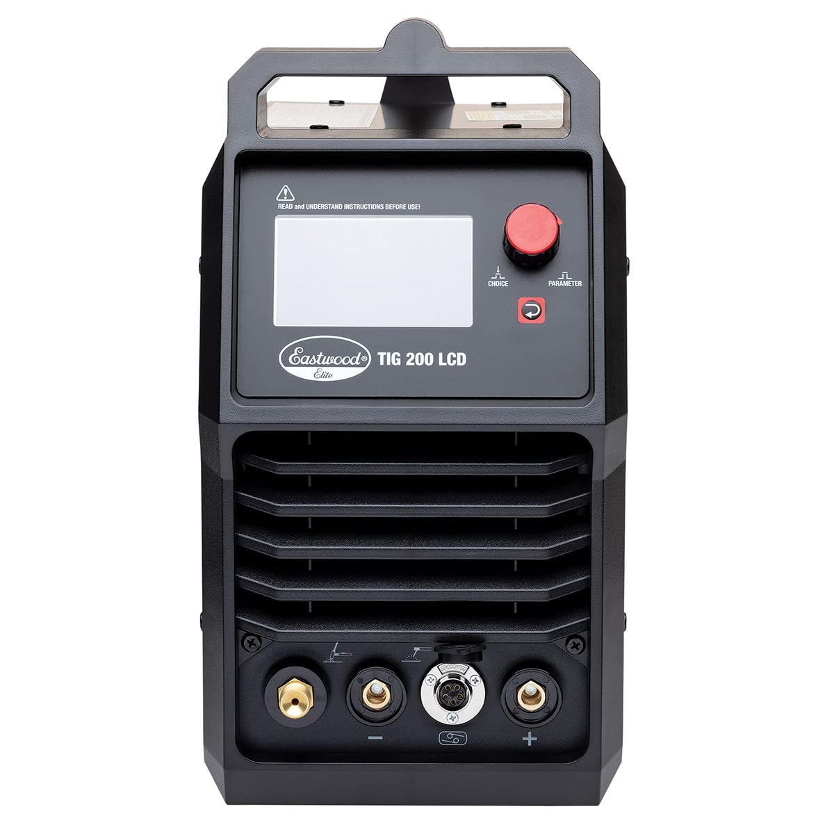 Eastwood Elite 200 Amp LCD Digital Tig Welder AC/DC | Pro Welding Machine with Pulse Capability | Color LCD Screen | Latest Welder Inverter Technology | Aluminum Welder & Stick Welder | 120V 240V