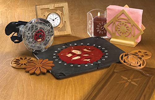 Milescraft 1207 Design/Inlay Kit - Router Template Jig, Black and Red, Small