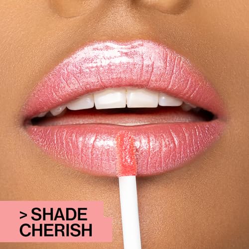 wet n wild MegaSlicks Lip Gloss, Ultra-Glossy, Vitamin-E Enriched, Ultra-Gloss High Shine Moisturizing, Cruelty-Free & Vegan - Snuggle Sesh