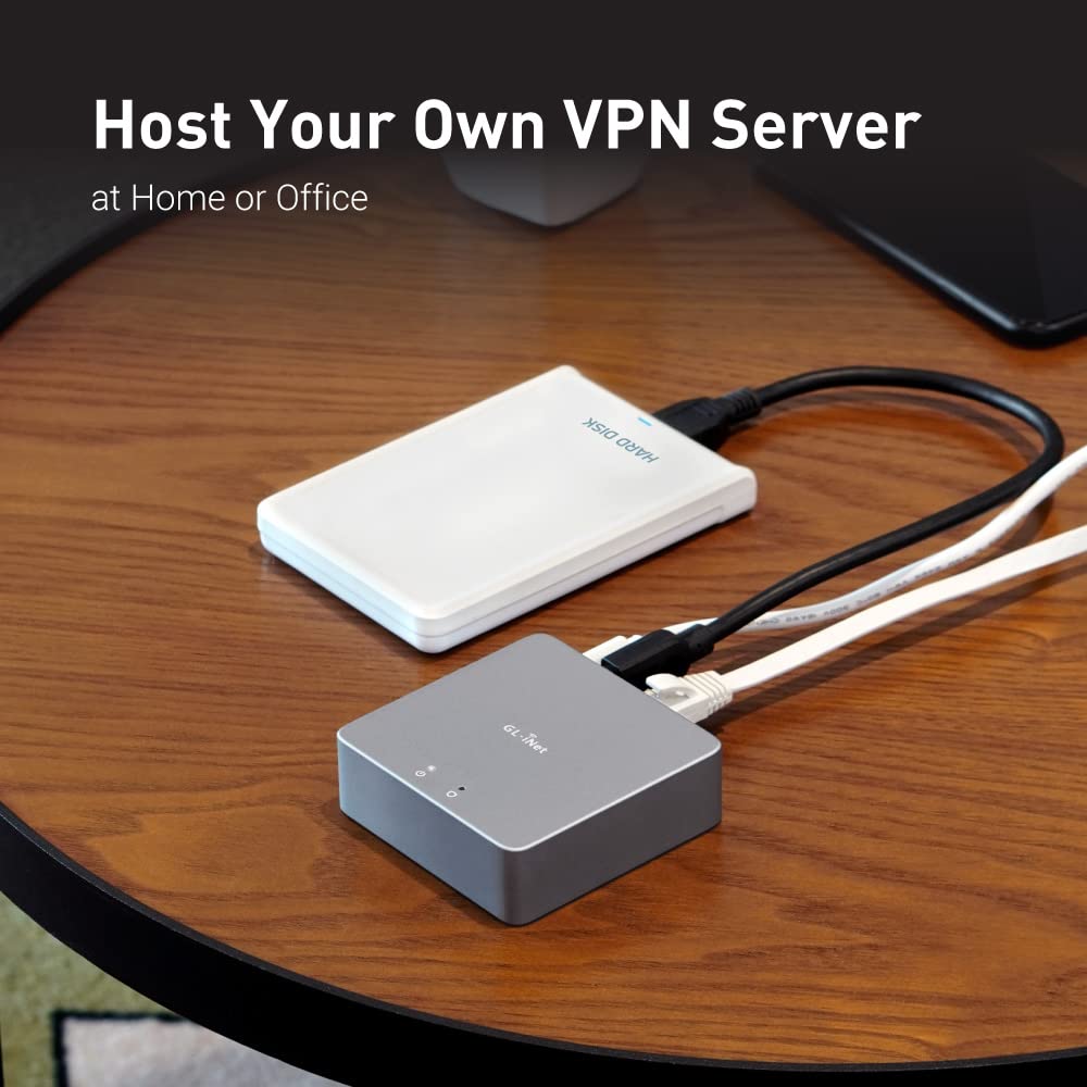 GL.iNet MT2500 Mini VPN Security Gateway (ABS Plastic Case) & MT2500A Mini VPN Security Gateway (Aluminium Alloy Case)