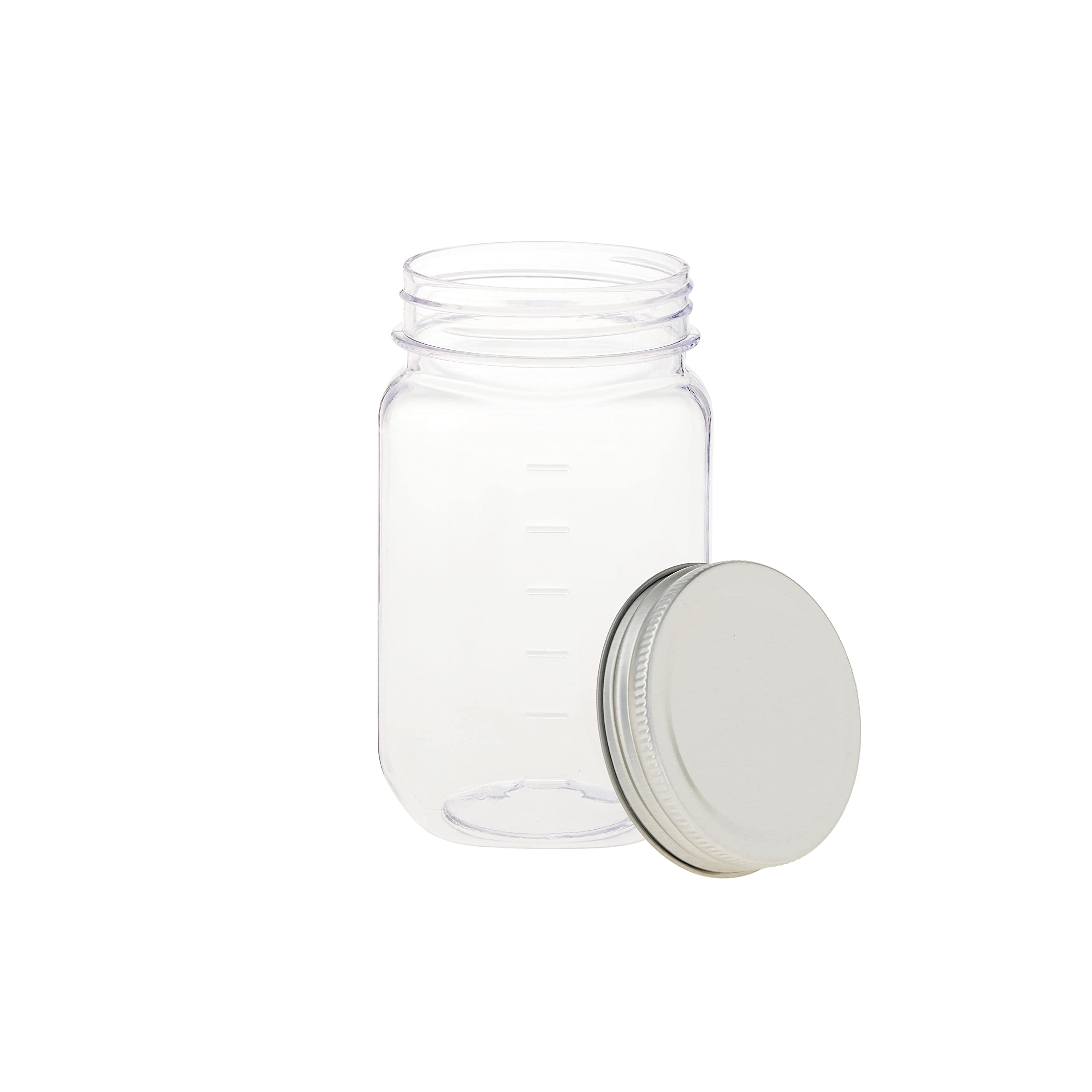 Craft Smart MICHAELS 16oz. Plastic Mason Jars by Celebrate It™, 3ct.