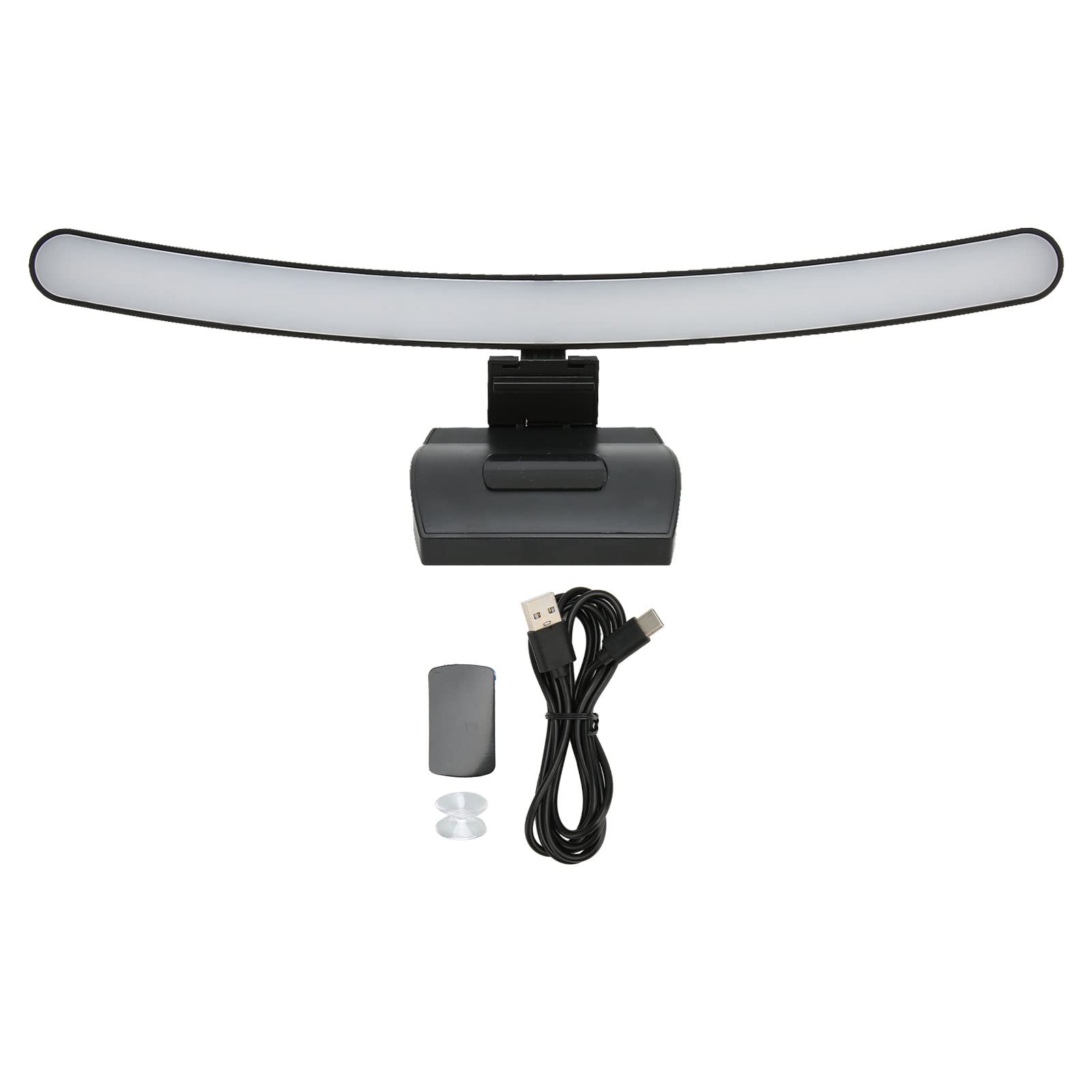 Jopwkuin Screen Monitor Light Bar, Adjustable 5V 1A Computer Monitor Lamp ABS Material for PC