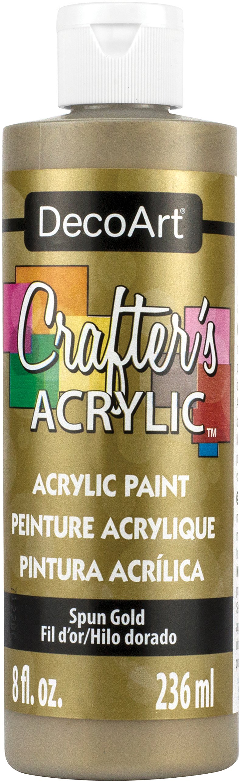Crafter'S Acrylic All-Purpose Paint 8oz-Spun Gold