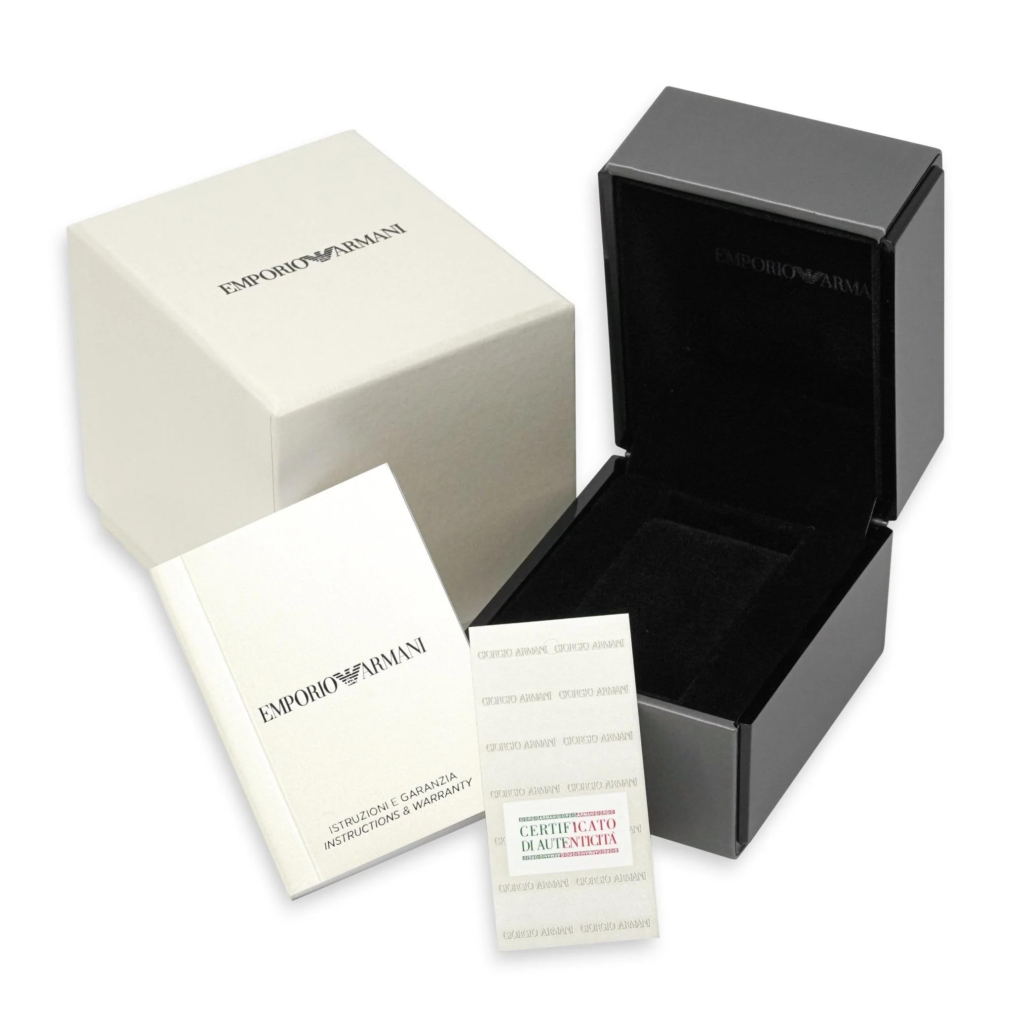 Emporio Armani Mens Analogue Quartz Watch with Stainless Steel Strap AR11227