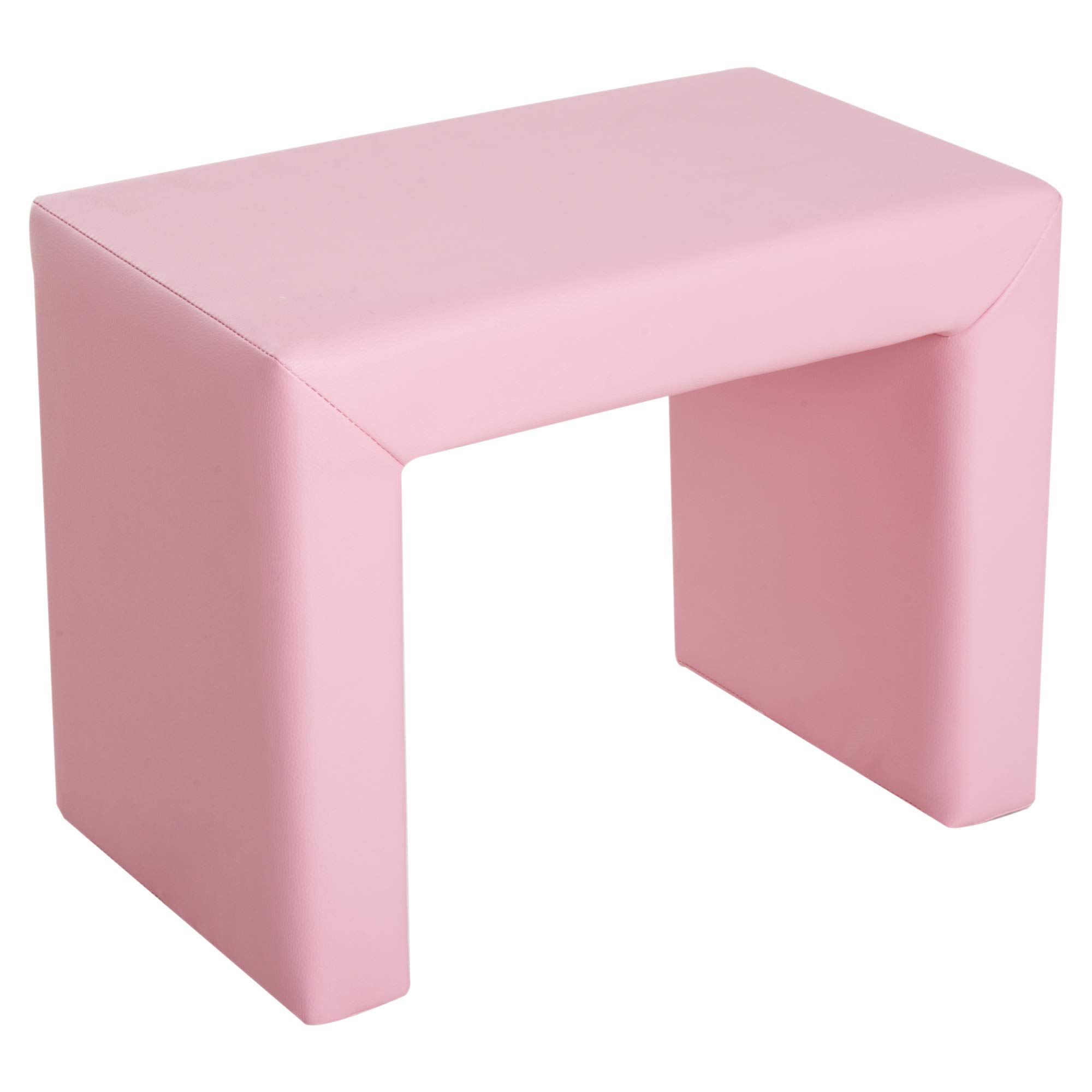Qaba 2-in-1 Multifunctional Kids Sofa Convertible Table and Chair Set for Boys Girls, Pink