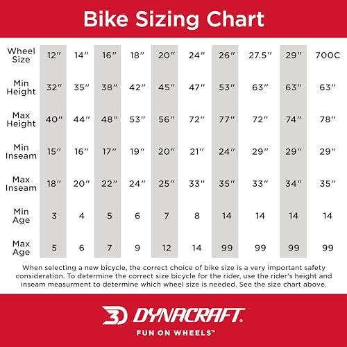 Dynacraft Vertical Alpine Eagle 24" Mountain Bike – Rugged and Durable Design, Perfect for Teens and Pre-Teens Learning to Ride, Sturdy and Easy to Assemble, Ideal for Young Adventurers