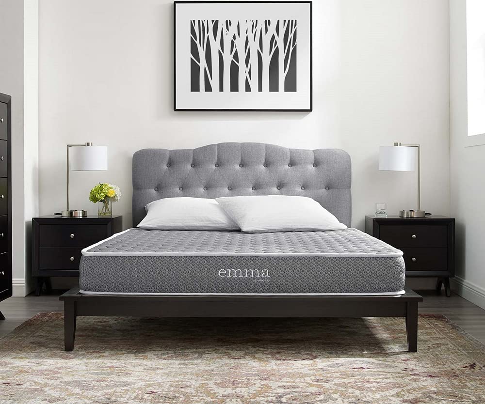Modway Mila Firm 8" Fiberglass Free Memory Foam King Mattress