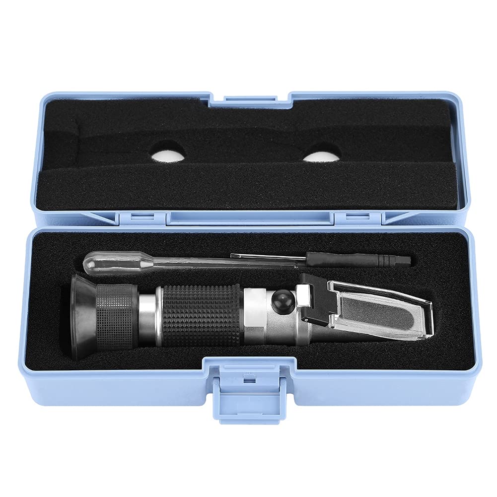 GLOGLOW Refractometer for Honey Moisture, Honey Refractometer Multipurpose Compact Portable for Bee Keeping Supplies