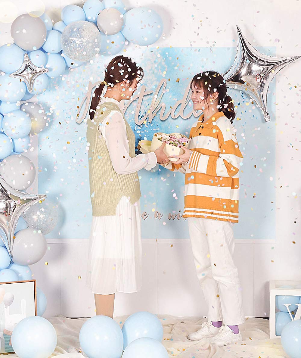 White Confetti Paper 15mm Biodegradable Paper Confetti Circles for Table Wedding Birthday Party Decoration 5000 pcs