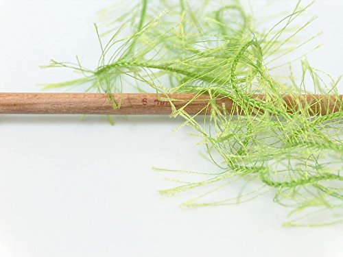 Lime Green Eyelash Yarn, 50 Grams (1.75 Ounces) 70 Meters (76 Yards) Polyester
