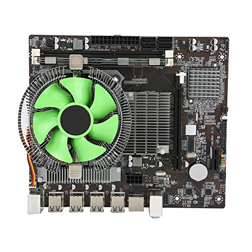 CPU Motherboard Set, Desk Top PC Motherboard Set for Intel Xeon X5650 CPU High Air Volume Radiator, Memory Main Board Set Support Zhiqiang Series I7 Quad-core CPU Six-core
