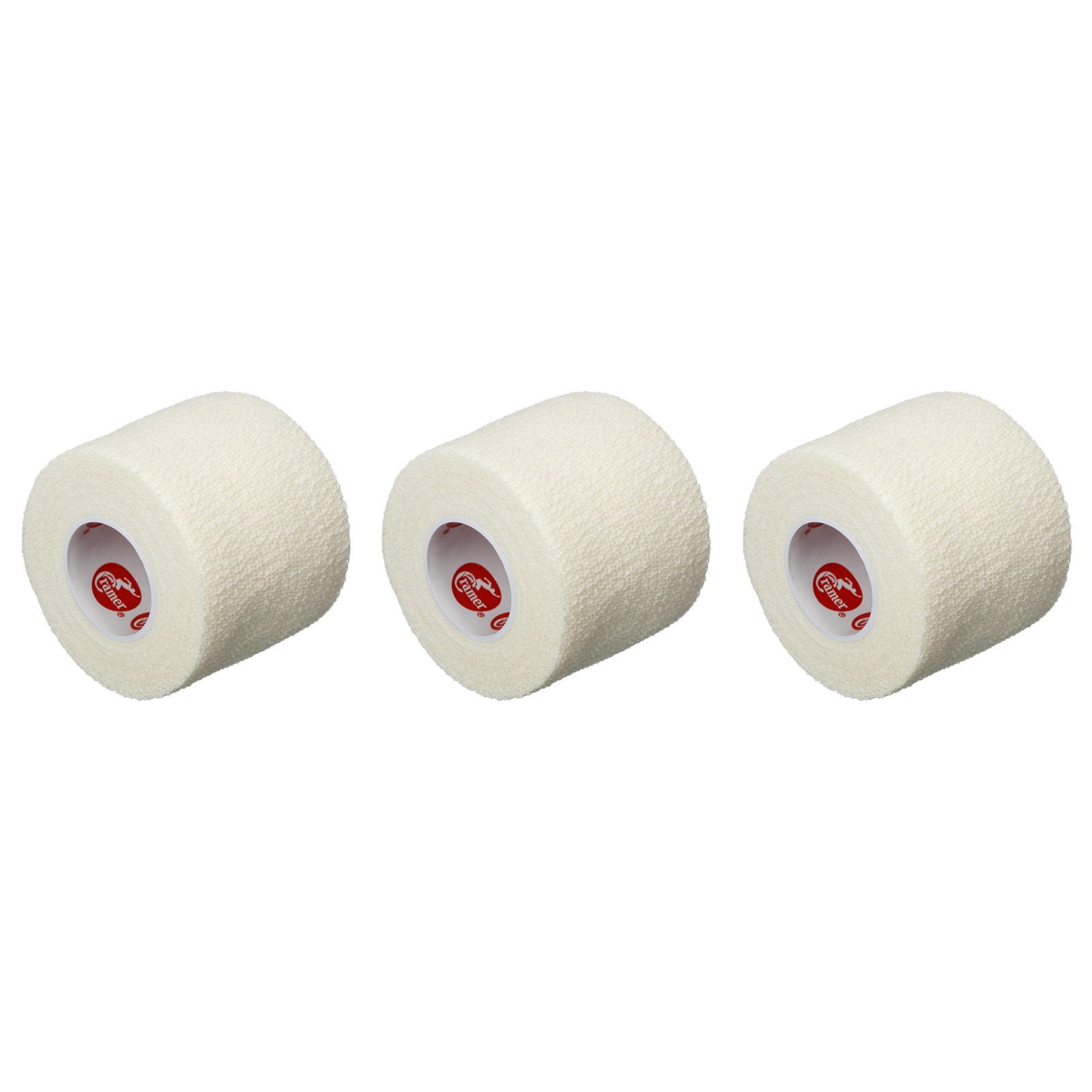 Cramer Eco-Flex Self-Stick Stretch Tape, Cohesive Tape, Flexible Elastic Sports Tape, Athletic Training Room Supplies, Easy Tear & Self-Adherent Bandage Wrap, Single 5 Yard Roll, White