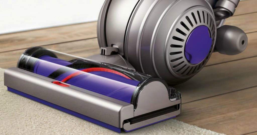 Dyson Small Ball Multi Floor Upright Vacuum Cleaner, Iron/Red