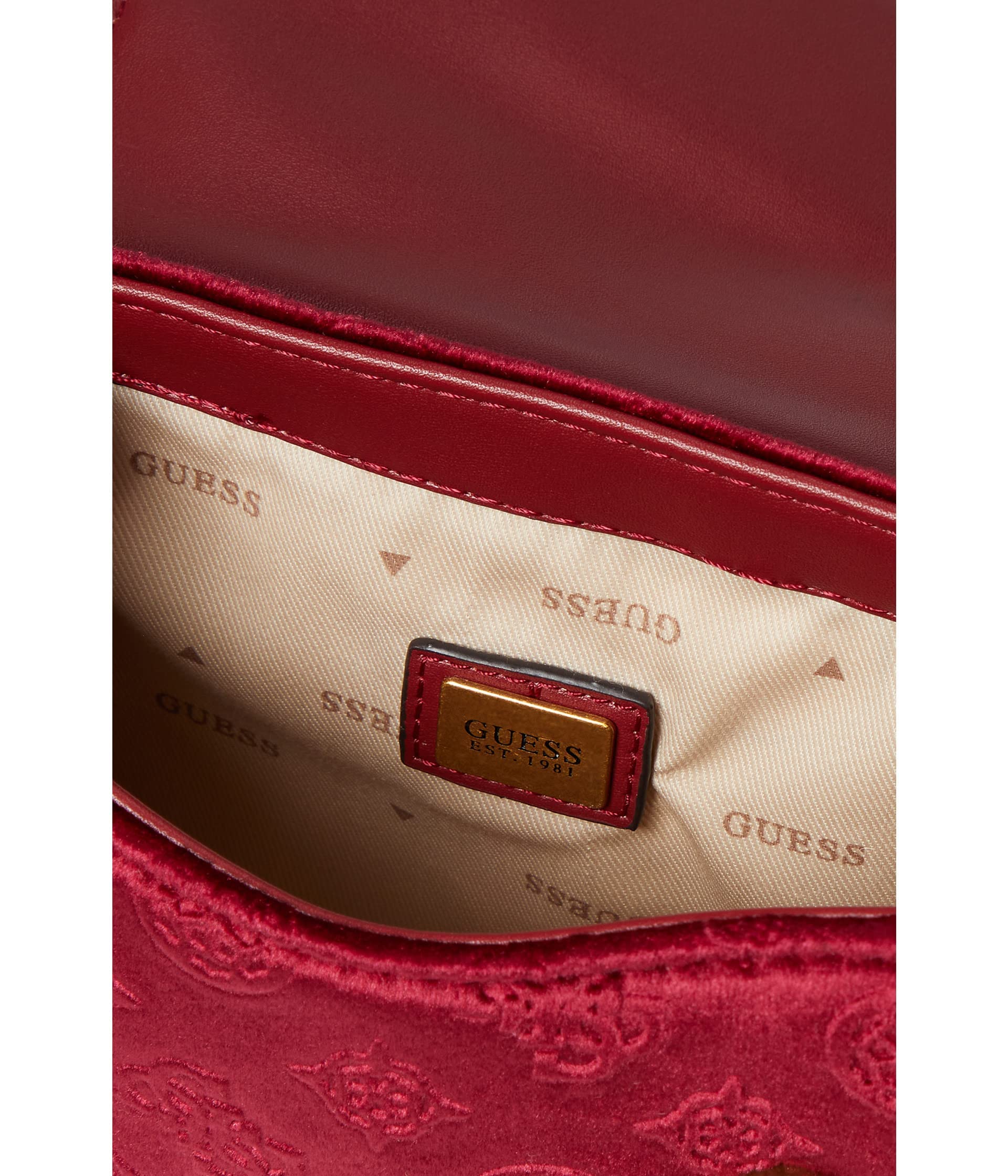 GUESS Stephi Micro Mini Beet Red One Size
