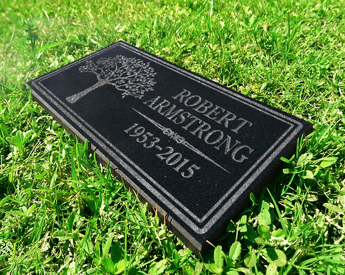 In Loving Memory Personalized Granite Memorial Stone Sympathy Remembrance of Dad Mom Child