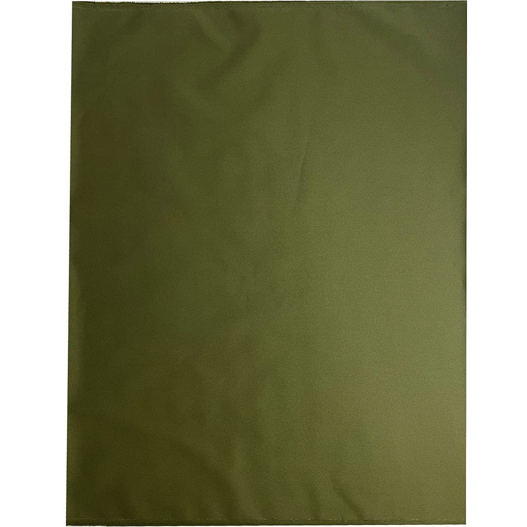 Mybecca Canvas Marine Fabric 600 Denier Indoor/Outdoor Olive 1 Yard (36" x 56")(Cut Folded & Separately by Prime)