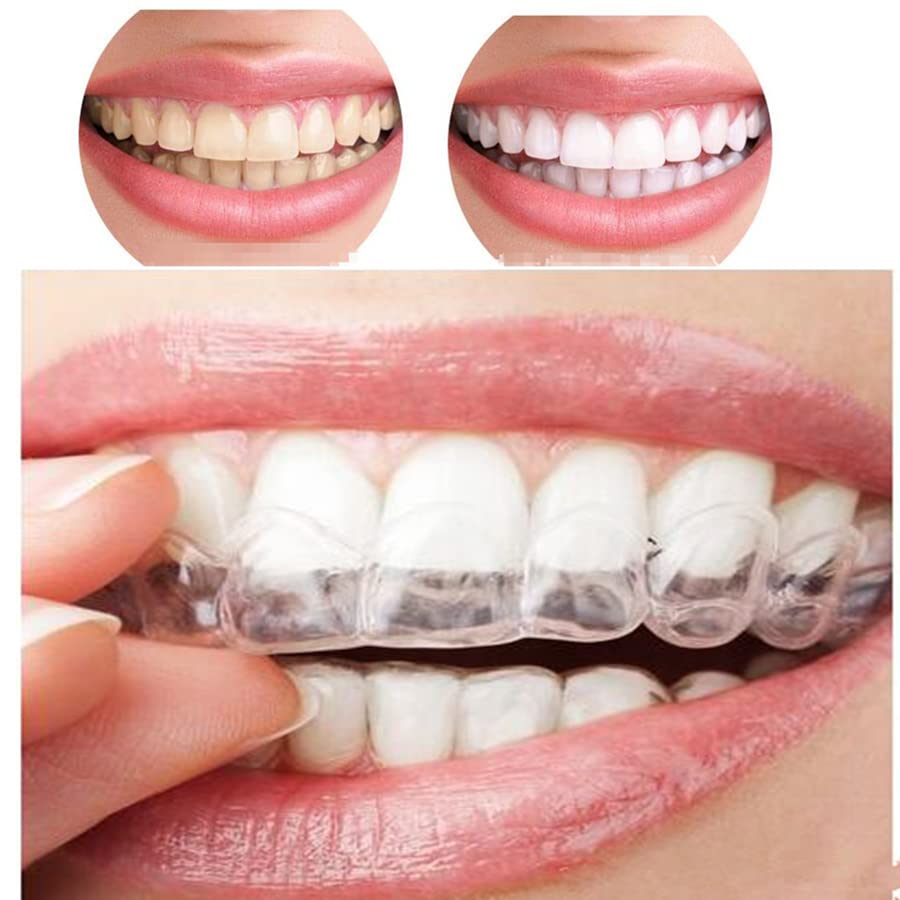 SowSmile Silicone Gel Soft Dental Oral Teeth Tooth Whitening Trays Anti Grinding Tooth Whitener Mouth Night Guard Bruxism Braces (Lower)